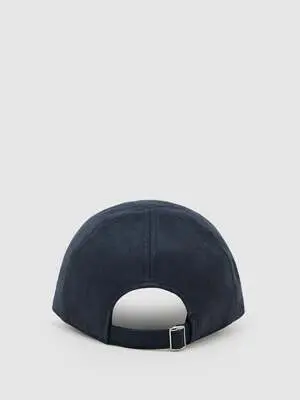 REISS Lucas Baseball Cap - Navy