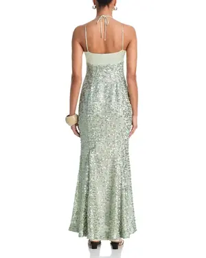 Simkhai Zarena Embellished Maxi Dress