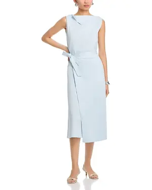 BOSS Emikay Belted Midi Dress