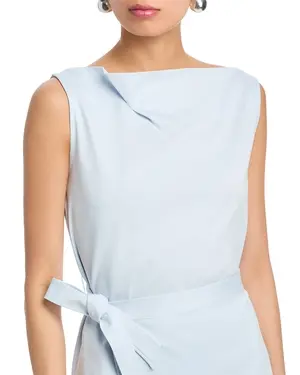 BOSS Emikay Belted Midi Dress