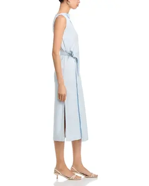 BOSS Emikay Belted Midi Dress