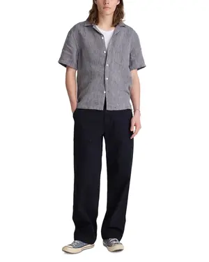 Madewell Standard Fit Linen Shirt - Dark Chambray
