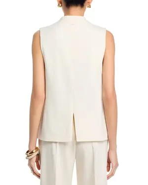 BOSS Jemmania Sleeveless Jacket - Open White