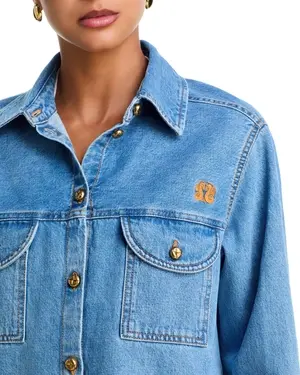 BLAZÉ MILANO Nariida Berber Denim Shirt