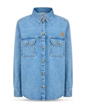 BLAZÉ MILANO Nariida Berber Denim Shirt