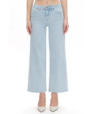 BAYEAS Mid-rise Wide-leg Jeans In Light Wash