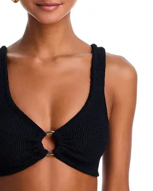 Hunza G Iris Hoops Two Piece Bikini - Black