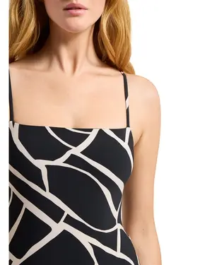 JETS Minimal Tank One Piece Swimsuit - Black