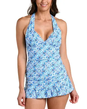 La Blanca Costa Azul Halter Tankini Top