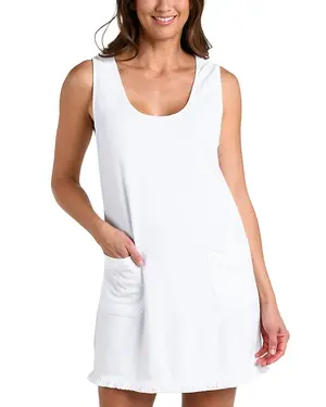 La Blanca Wild Nomad Mini Dress Cover Up - White