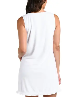La Blanca Wild Nomad Mini Dress Cover Up - White