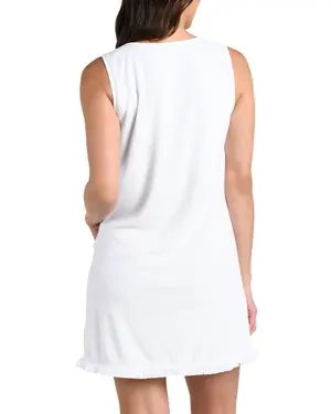 La Blanca Wild Nomad Mini Dress Cover Up - White