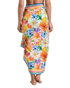La Blanca Flora De Fruta Sarong Cover Up