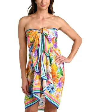 La Blanca Flora De Fruta Sarong Cover Up