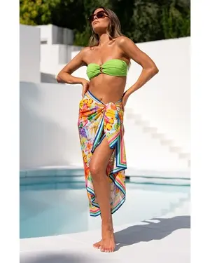 La Blanca Flora De Fruta Sarong Cover Up