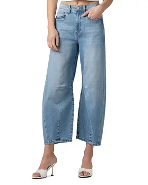 Blanknyc High Rise Barrel Ankle Jeans