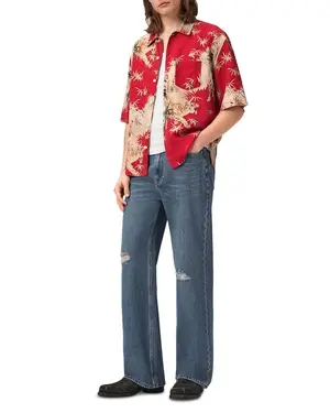 ALLSAINTS Kingdom Oversized Fit Wildlife Graphic Shirt