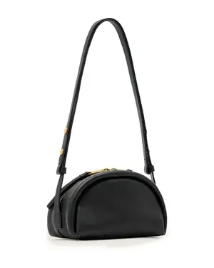 ALLSAINTS Rosalie Small Leather Crossbody Bag - Black