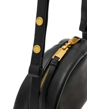 ALLSAINTS Rosalie Small Leather Crossbody Bag - Black