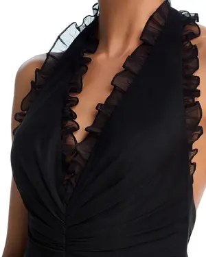 Aqua Halter Dress