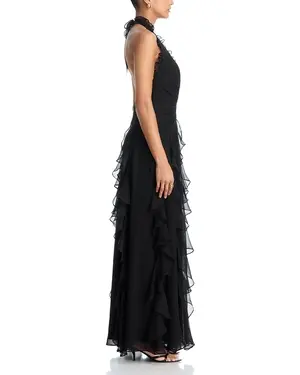 Aqua Halter Dress