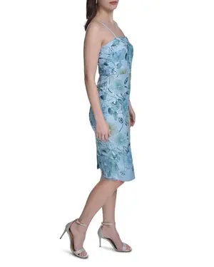 Eliza J Embellished Mesh Dress