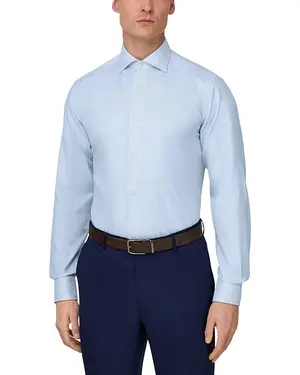Boggi Milano Slim Fit Stripe Windsor Shirt
