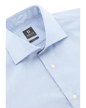 Boggi Milano Slim Fit Stripe Windsor Shirt