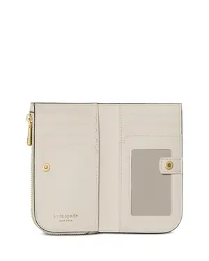 Kate Spade New York Devin Vibrant Buds Leather Bifold Wallet