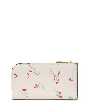 Kate Spade New York Devin Vibrant Buds Leather Bifold Wallet