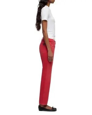 7 For All Mankind Low Rise Cigarette Jeans - Flame
