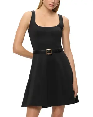 Herve Leger Constance Leather Belt