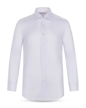 Thomas Pink Textured Solid Dress Shirt