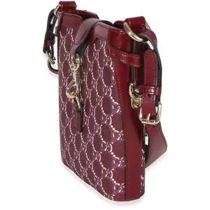 Gucci Gg Shadow Monogram Canvas Jackie Bucket Bag
