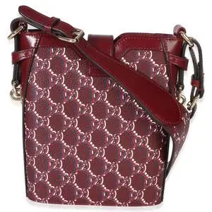 Gucci Gg Shadow Monogram Canvas Jackie Bucket Bag