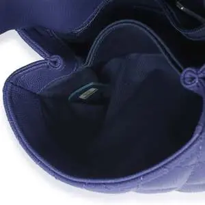 Chanel Coco Top Handle Flap Bag - Purple