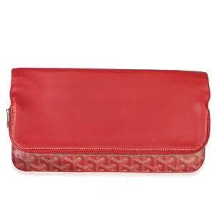 Goyard Goyardine Canvas Sainte Marie Pouch - Red