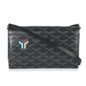 Goyard Goyardine Canvas Varenne Limited Continental Wallet - Black