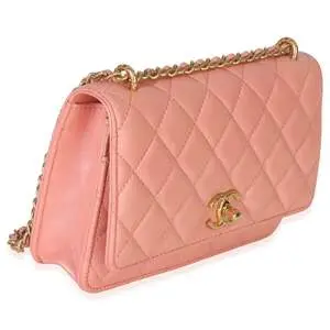 Chanel Wallet On Chain - Pink