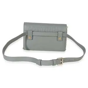 Dior Grained Calfskin 30 Montaigne 2-in-1 Pouch - Blue