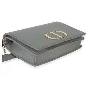 Dior Grained Calfskin 30 Montaigne 2-in-1 Pouch - Blue