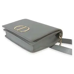 Dior Grained Calfskin 30 Montaigne 2-in-1 Pouch - Blue
