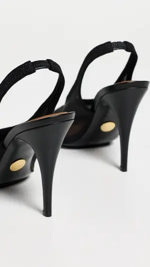 Stella McCartney Slingback Stretch Mesh Pumps