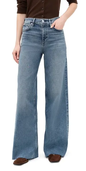 Rag & Bone Flexi Sofie High-rise Wide-leg Jeans - Mack