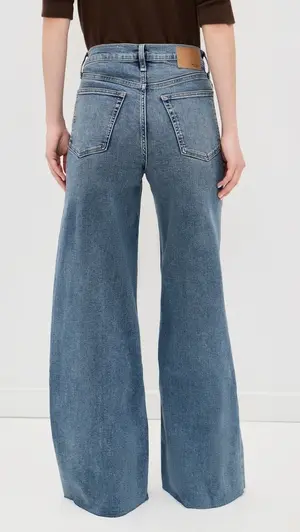 Rag & Bone Flexi Sofie High-rise Wide-leg Jeans - Mack