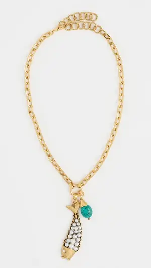 ELIZABETH COLE Koira Charm Necklace