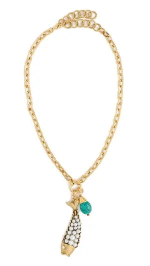 ELIZABETH COLE Koira Charm Necklace