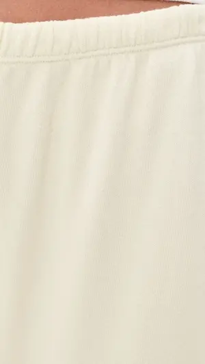 PERFECTWHITETEE Johnny French Terry Easy Sweatpants - Custard
