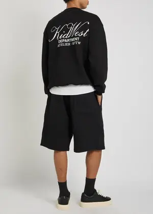KIDWEST Logo-print Cotton Sweatshirt