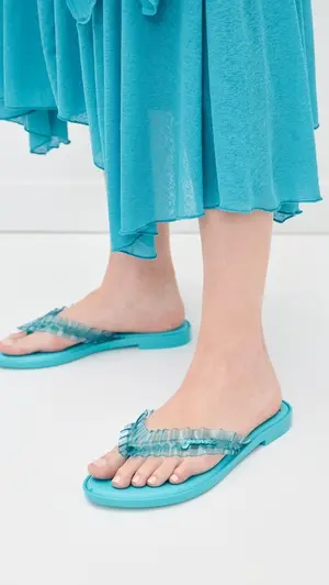 Melissa X Ganni Jelly Flip Flops
